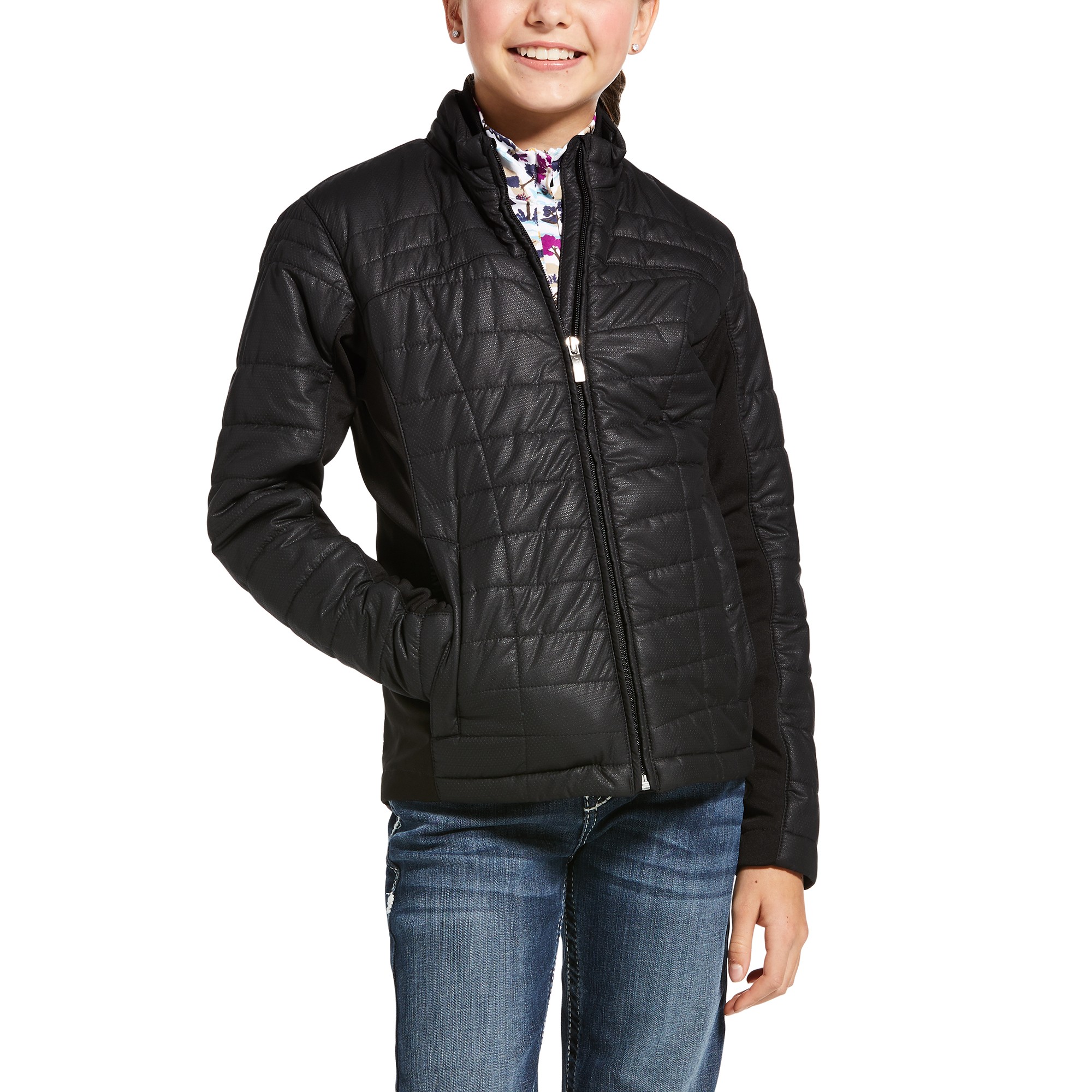 Ariat Youth Volt 2.0 Insulated Jacket (Black) - Wychanger Barton