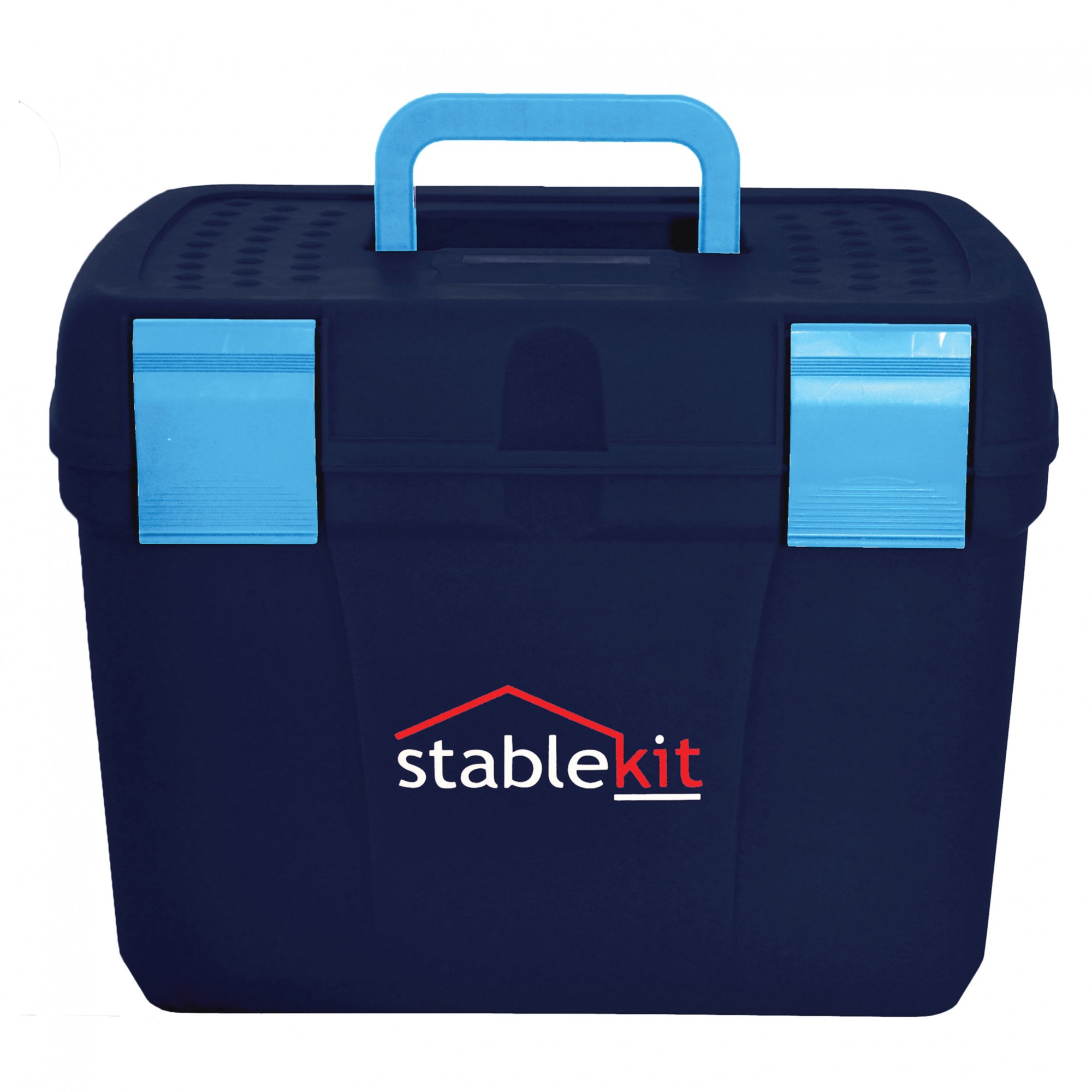 Stablekit Grooming Box (Navy & Light Blue) - Wychanger Barton