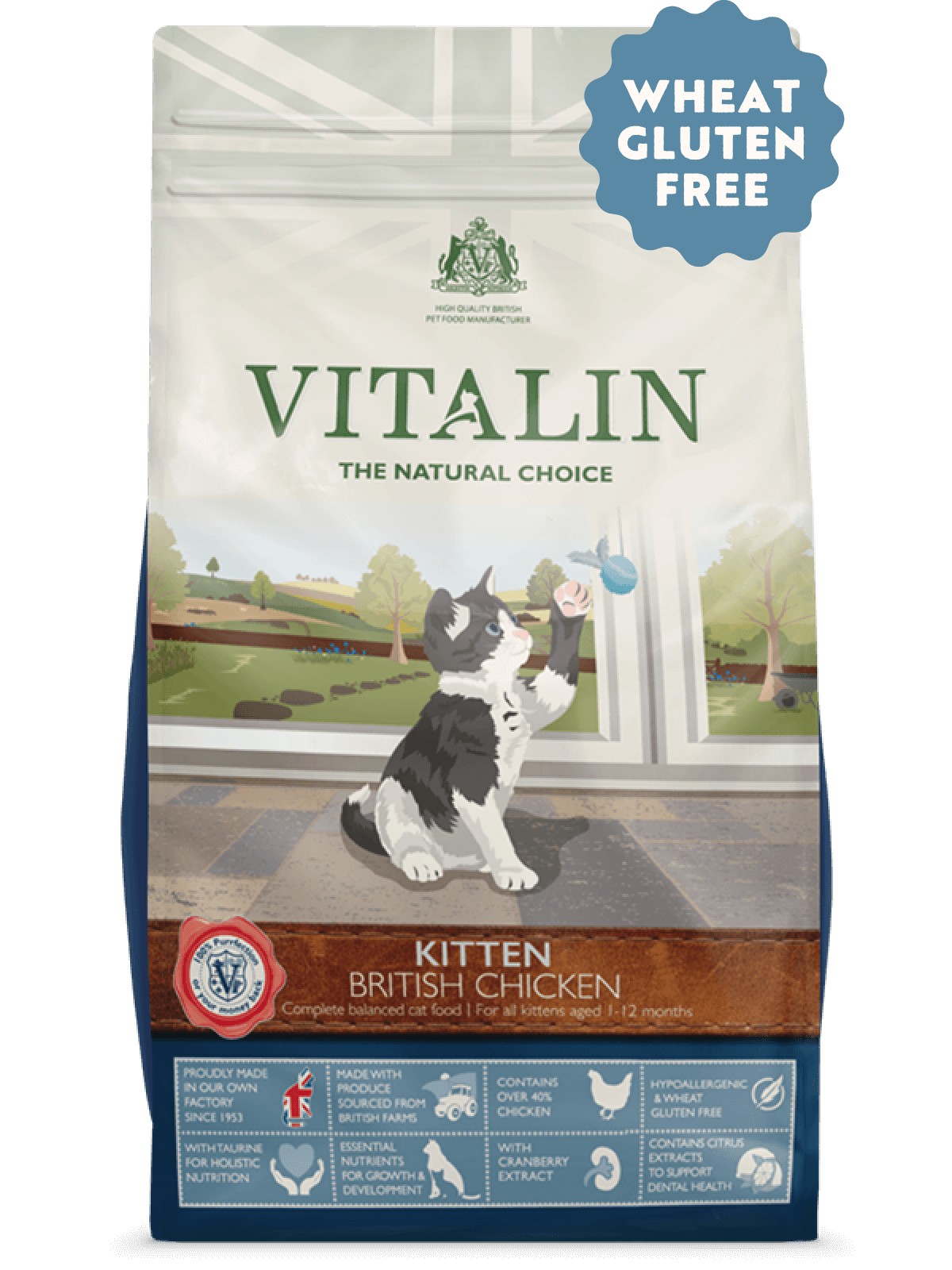 Vitalin Kitten With Chicken (1.5kg) - Wychanger Barton