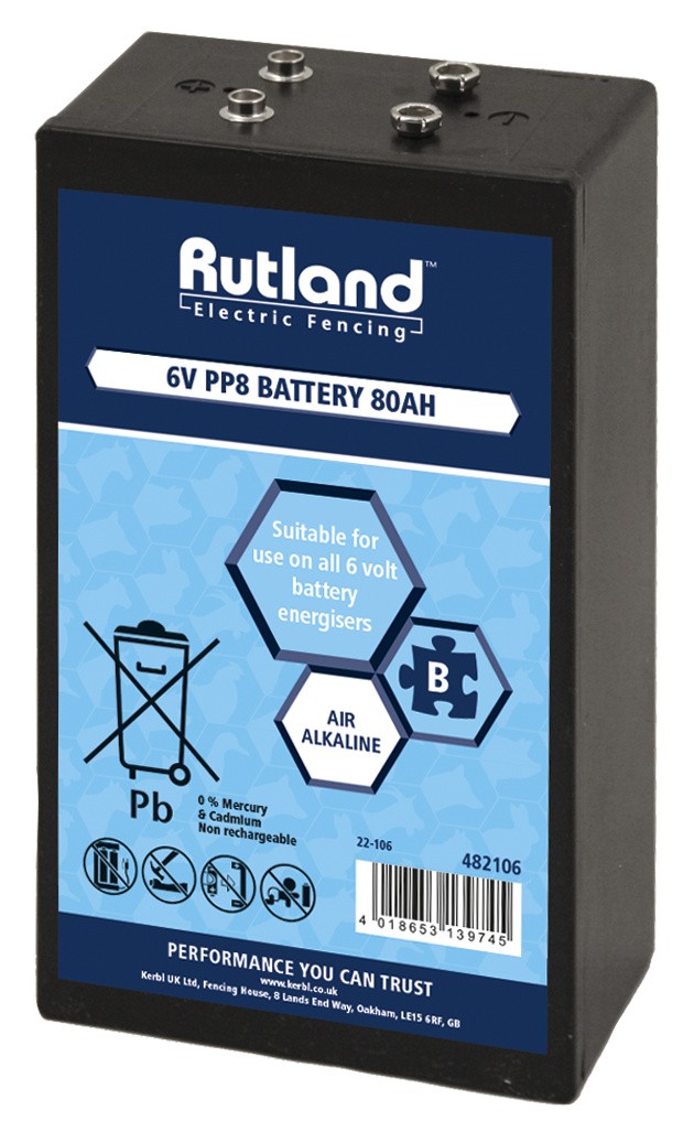 Rutland Twin PP8 Battery 6V 80Amp - Wychanger Barton