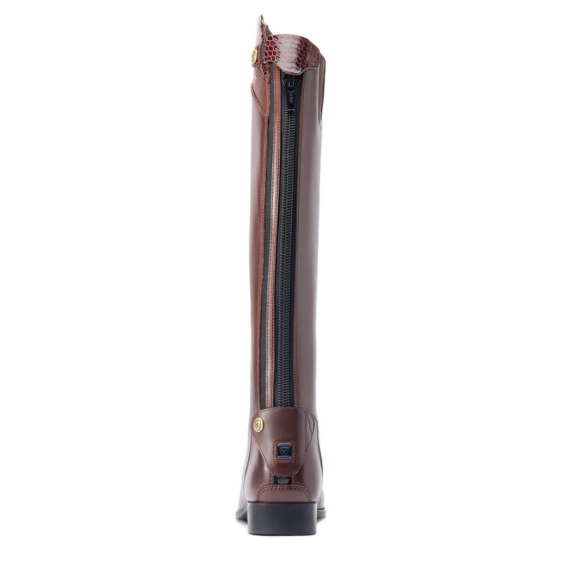 Ariat Womens Palisade Ellipse Tall Riding Boot (Mahogany/ Rust Cobra ...