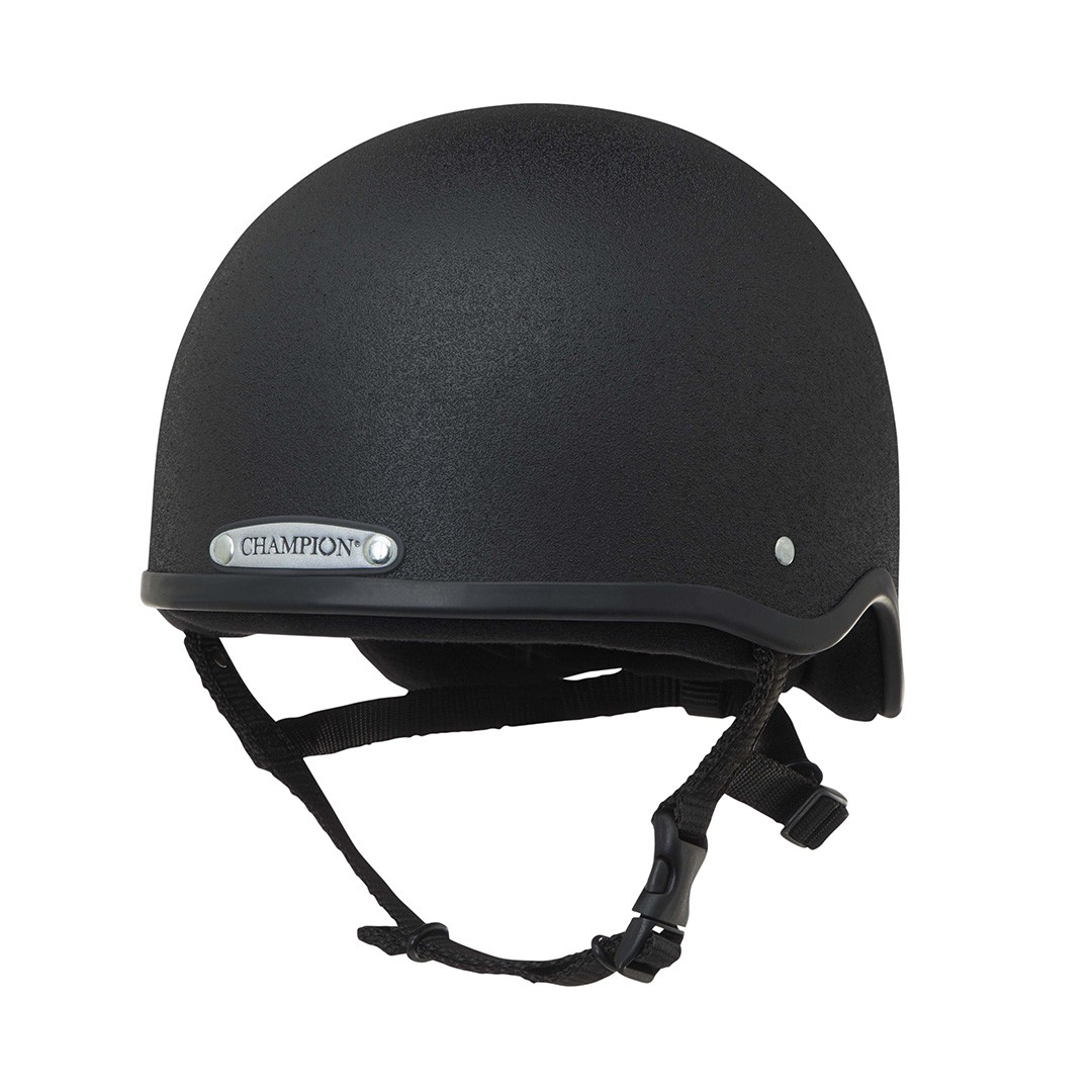 Champion Revolve Junior Plus MIPS Jockey Helmet (Black) - Wychanger Barton