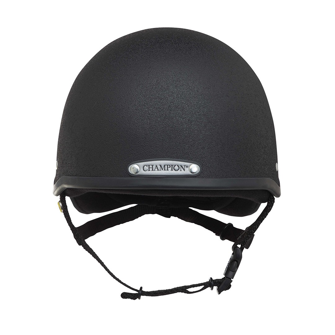 Champion Revolve Junior Plus MIPS Jockey Helmet (Black) - Wychanger Barton
