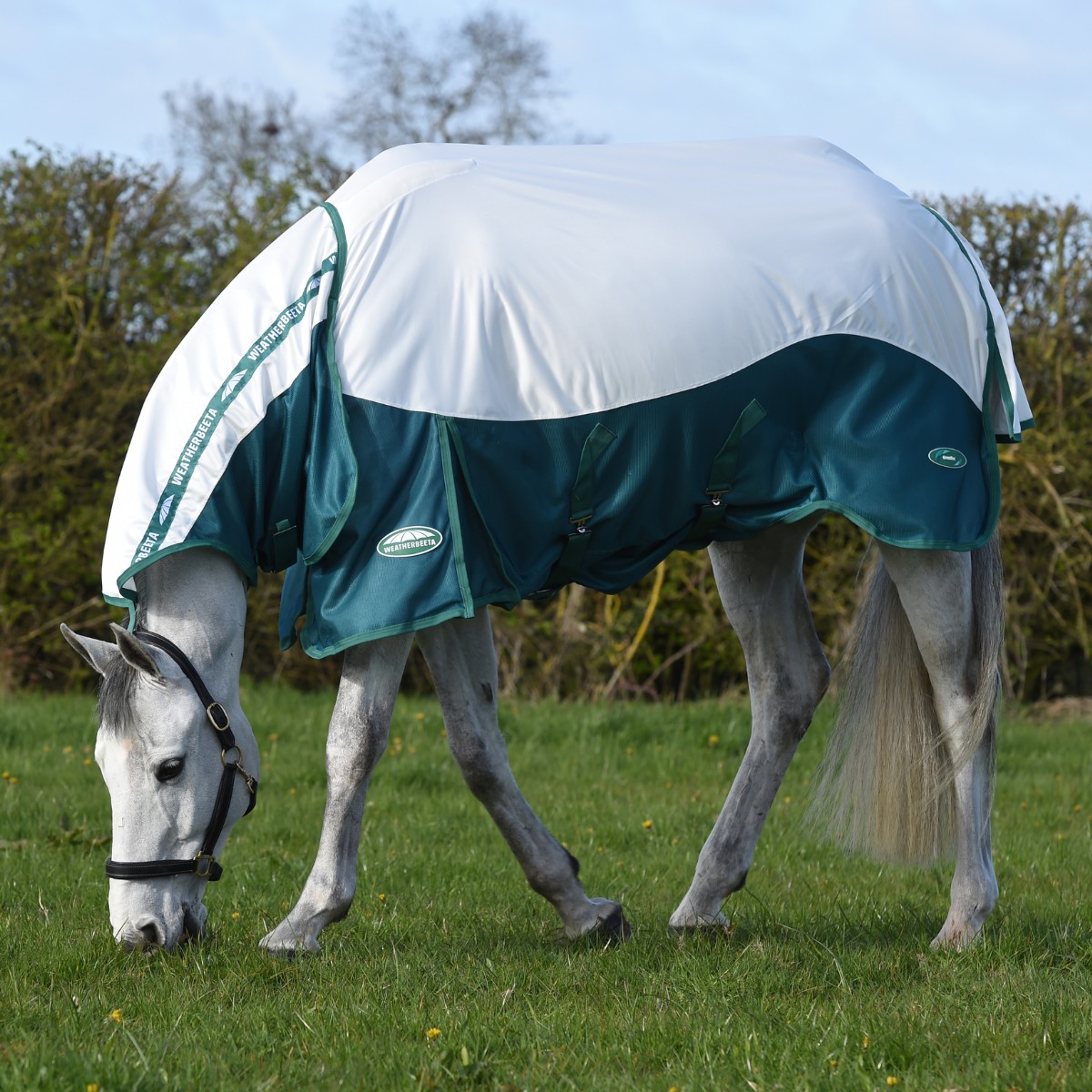 Weatherbeeta Comfitec Green-Tec Airflow Mesh Combo Neck (White ...