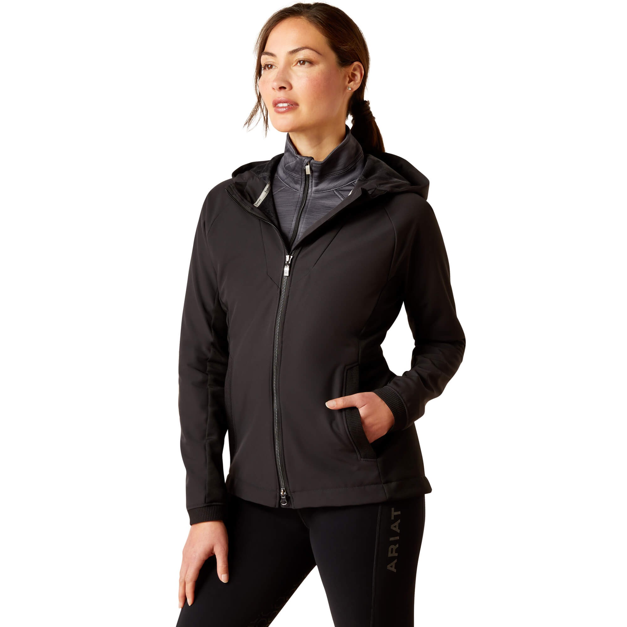 *Clearance* Ariat Women's Parodist Softshell Jacket (Black) - Wychanger ...
