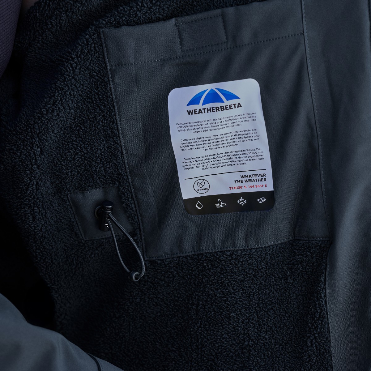 Weatherbeeta All Weather Field Jacket (Navy) - Wychanger Barton