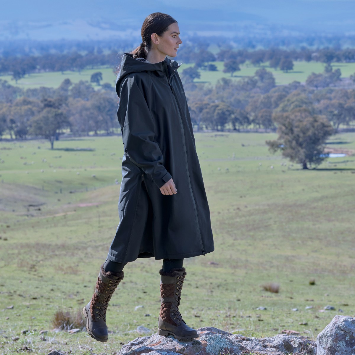 Weatherbeeta All Weather Field Jacket (Navy) - Wychanger Barton