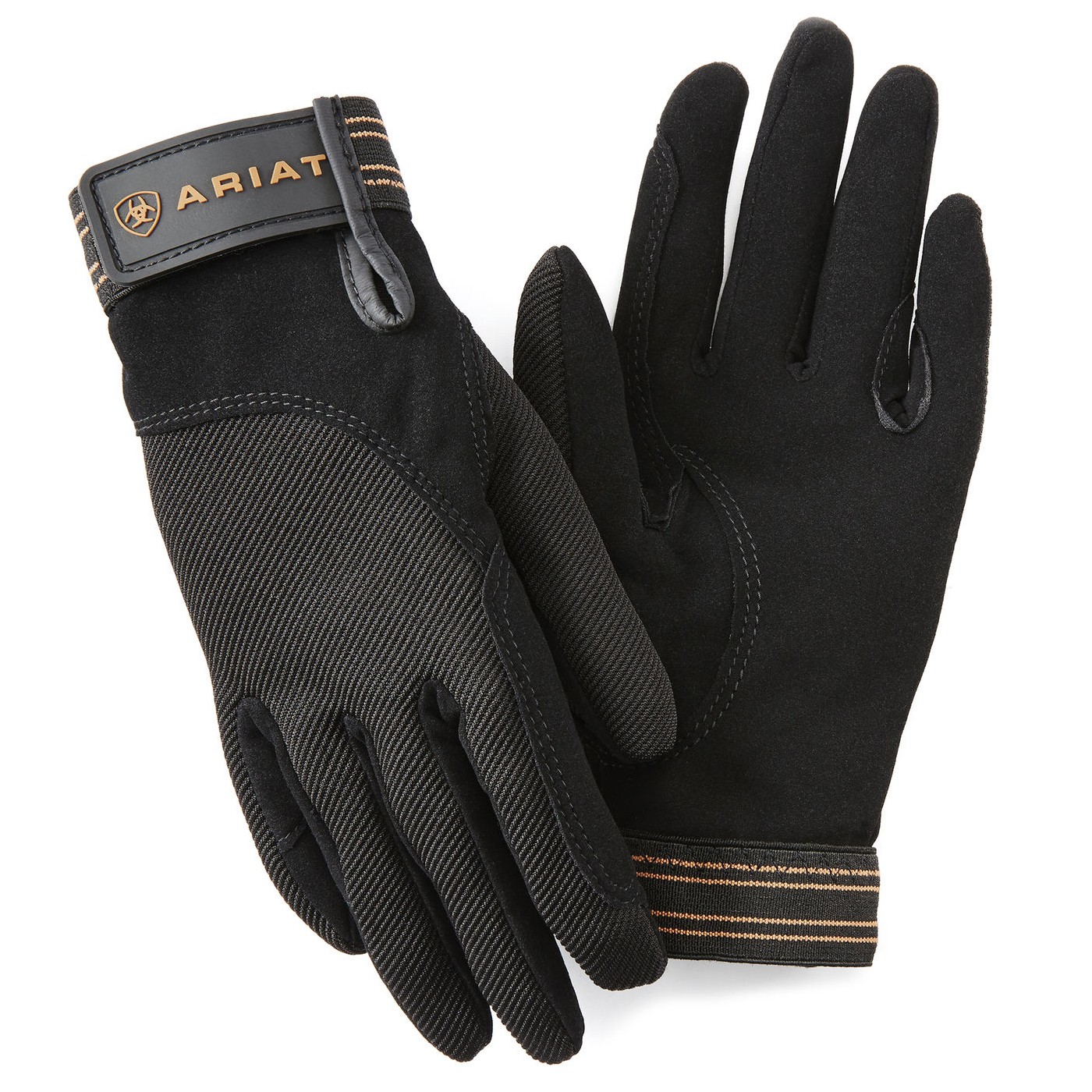 Ariat Adults Tek Grip Gloves Black - Wychanger Barton