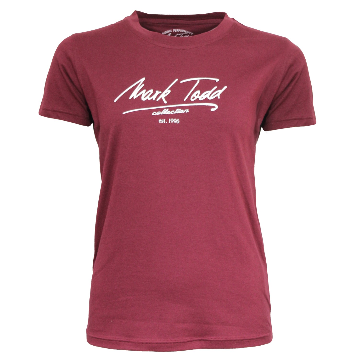 Mark Todd Women's Claire T-Shirt Burgundy - Wychanger Barton