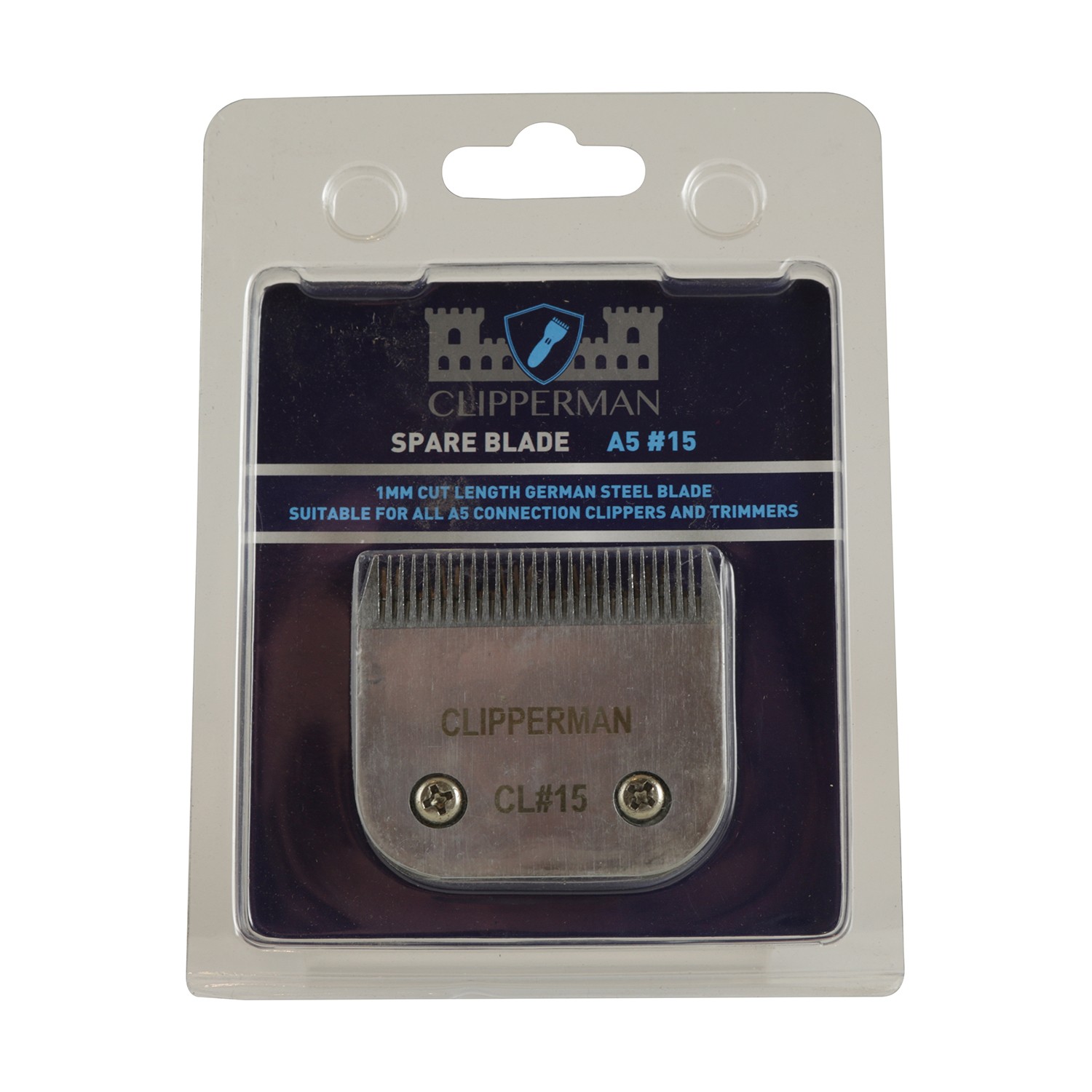 Clipperman A5 #15 German Steel Blade Set - Wychanger Barton