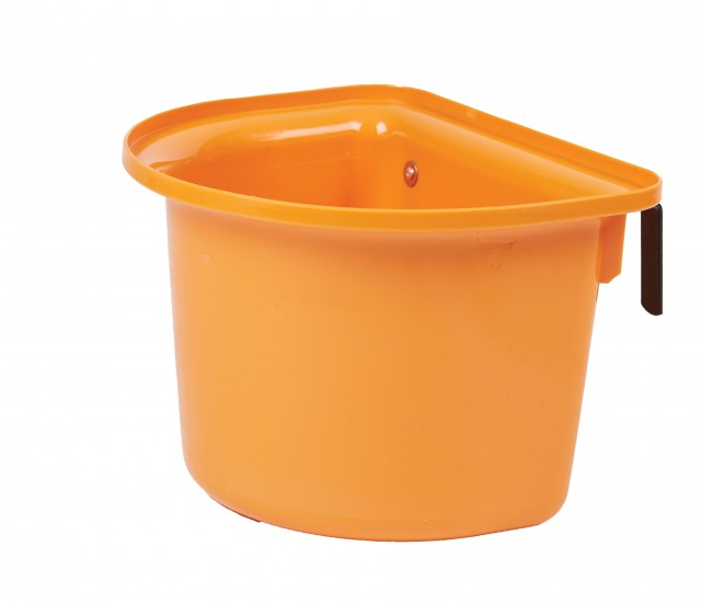 Roma Plastic Feed Bin (Orange) - Wychanger Barton